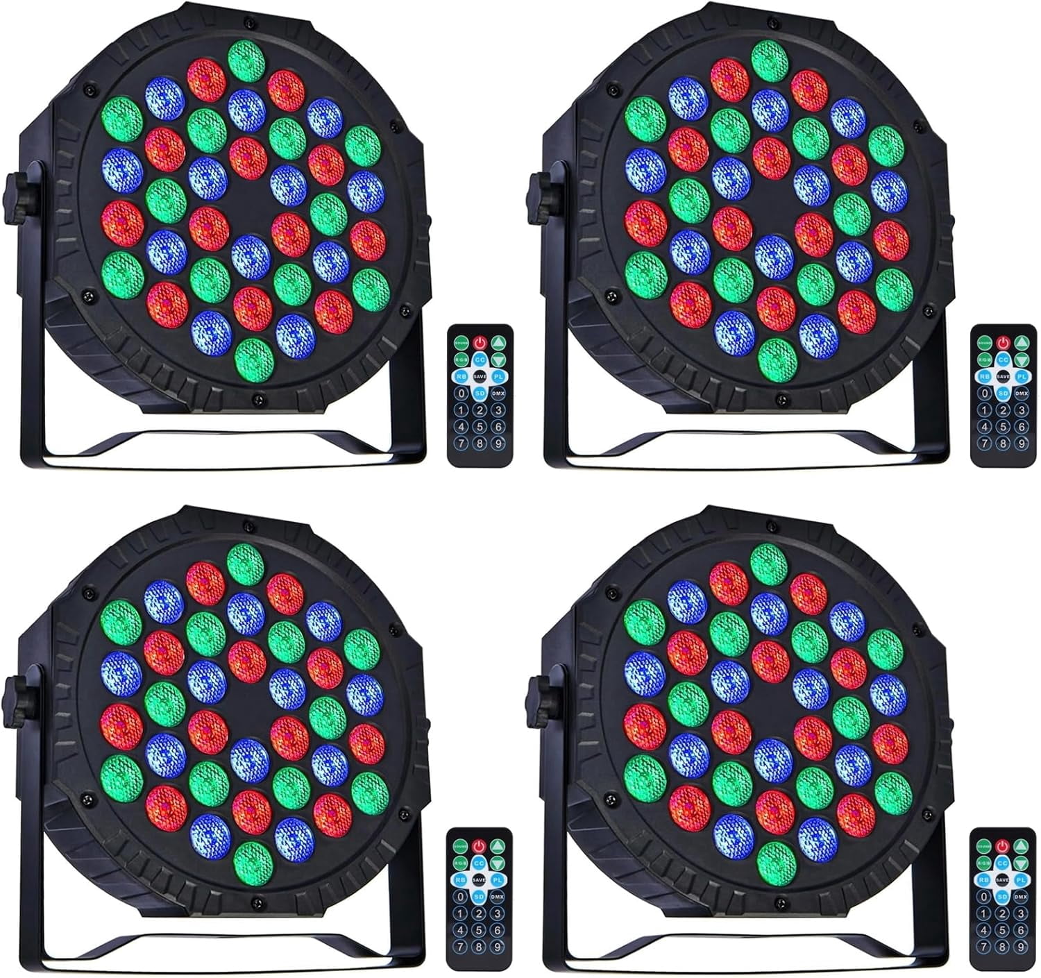 Par Lights Stage Lights Uplights LED RGB Lighting DMX512 Sound ...