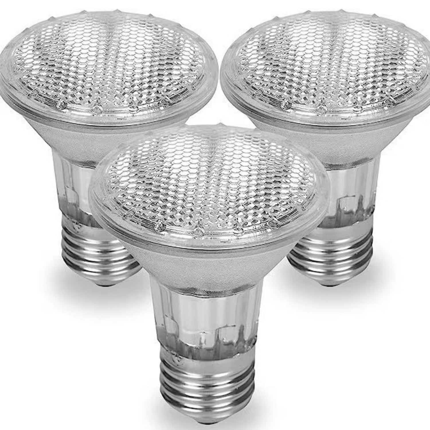 Par20 Bulbs, 3 Packs 120V 50W Par20 Flood Light Bulbs, E26 Medium Base ...