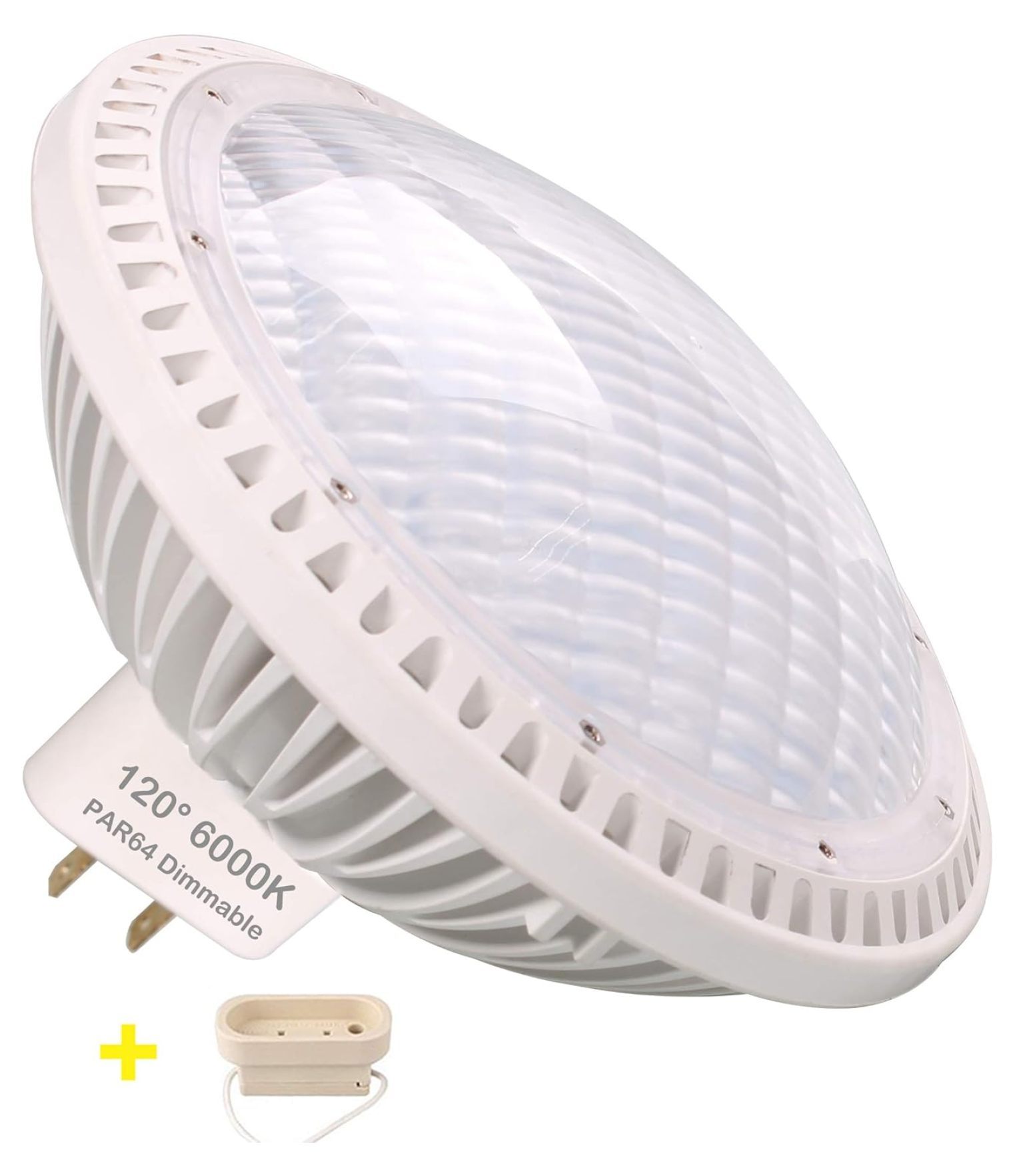 Par64 Bulb LED 40W Dimmable, 500Watt Halogen Equivalent, 6000K MFL ...