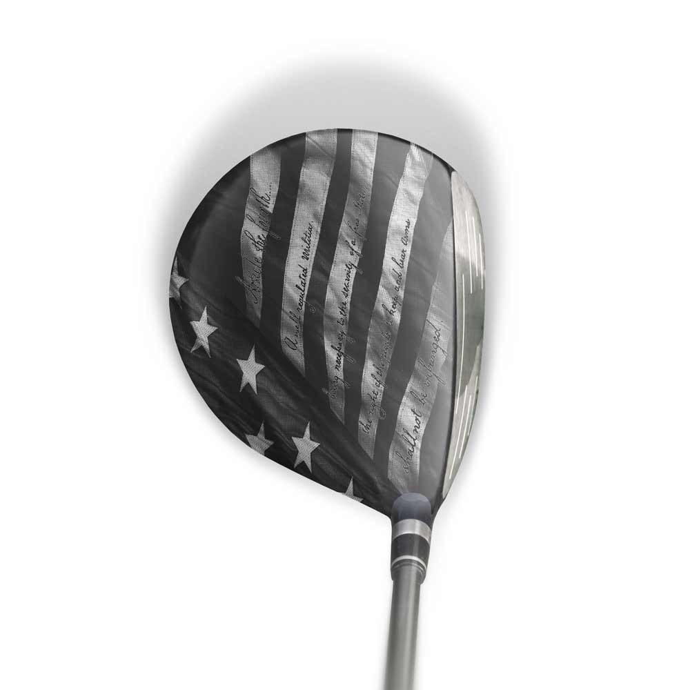 ParSkins Vinyl Wrap Fairway Wood/Hybrid Skin Proveil Victory Grey Left ...