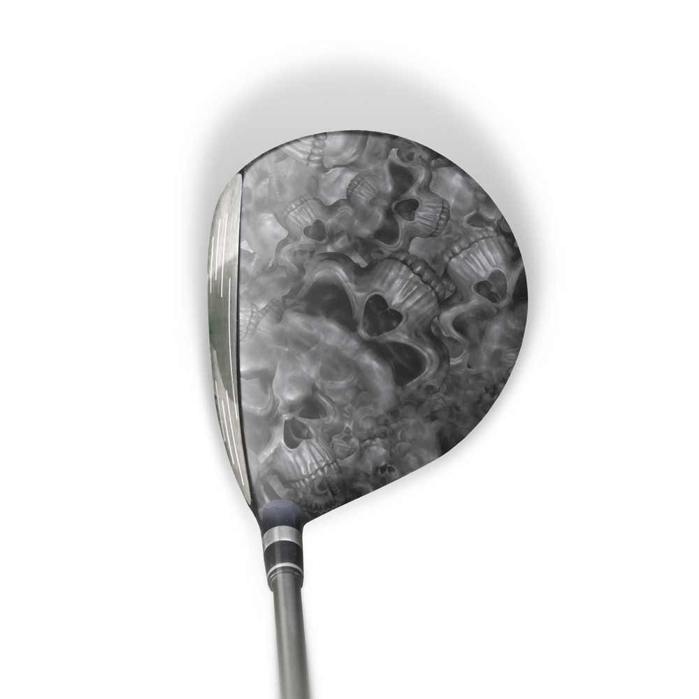 ParSkins Vinyl Wrap Fairway Wood/Hybrid Skin Proveil Reaper Black Right ...