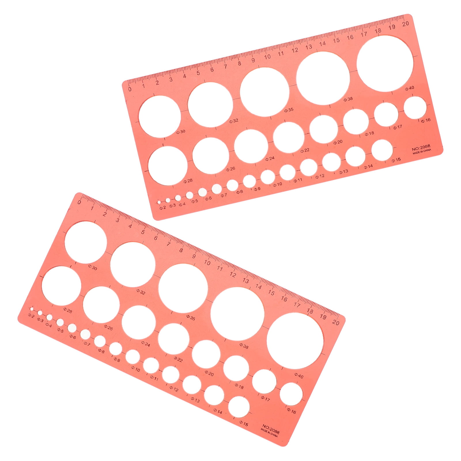 Para 2 Pcs Measuring Ruler Fruit Circle Cherries Cherry Measure Tape ...