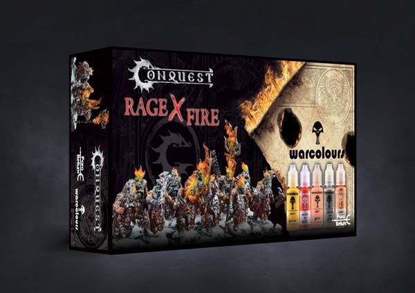 Para Bellum Wargames Conquest: Rage X Warcolours Paint Set- Flame Berzerkers - Walmart.com