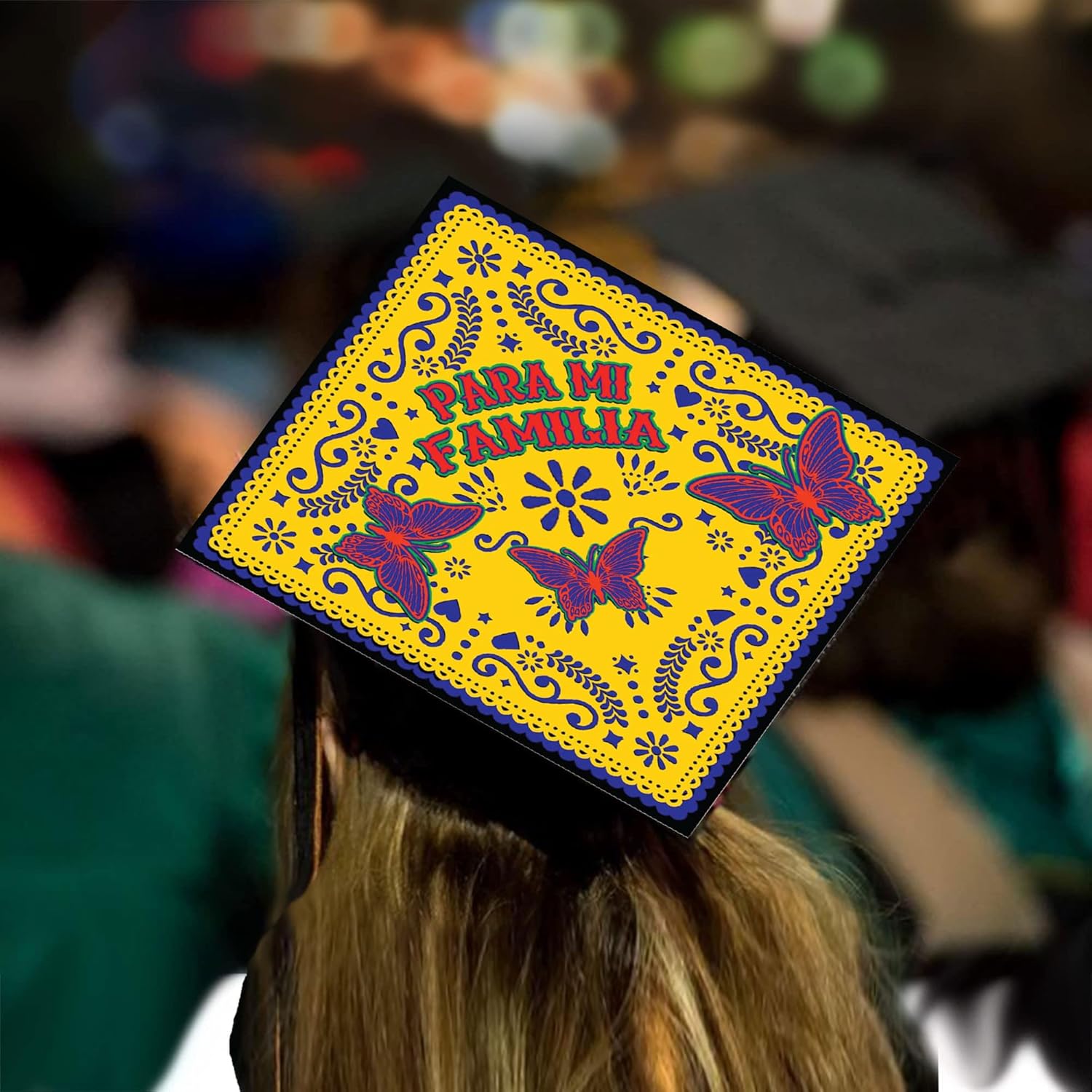 Para Mi Familia Spanish Grad Topper, Graduation Decor, Graduation ...
