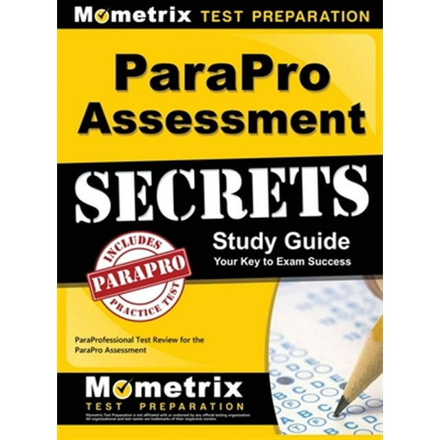 ParaPro Assessment Secrets, Study Guide: ParaProfessional Test Review ...
