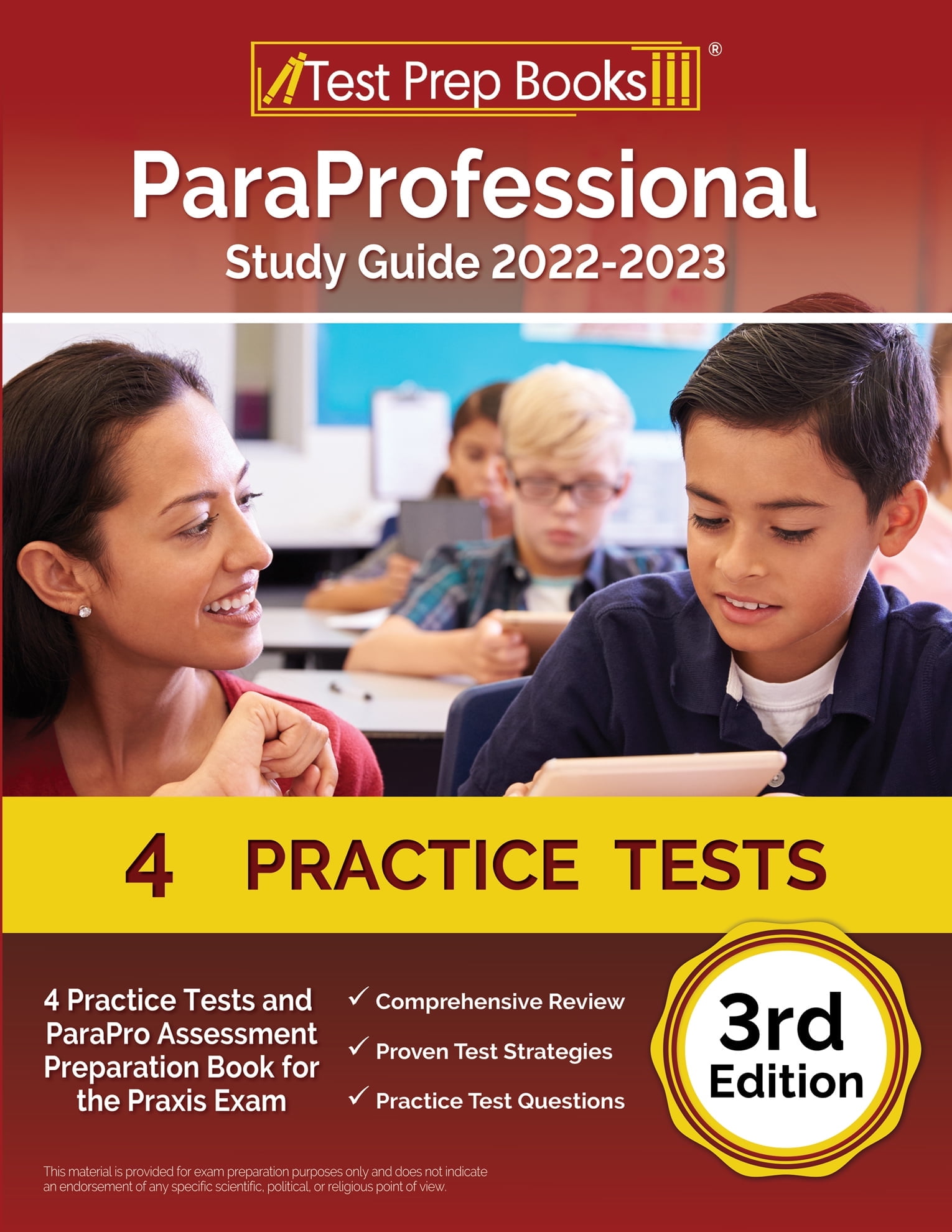 ParaProfessional Study Guide 2022-2023: 4 Practice Tests and ParaPro ...