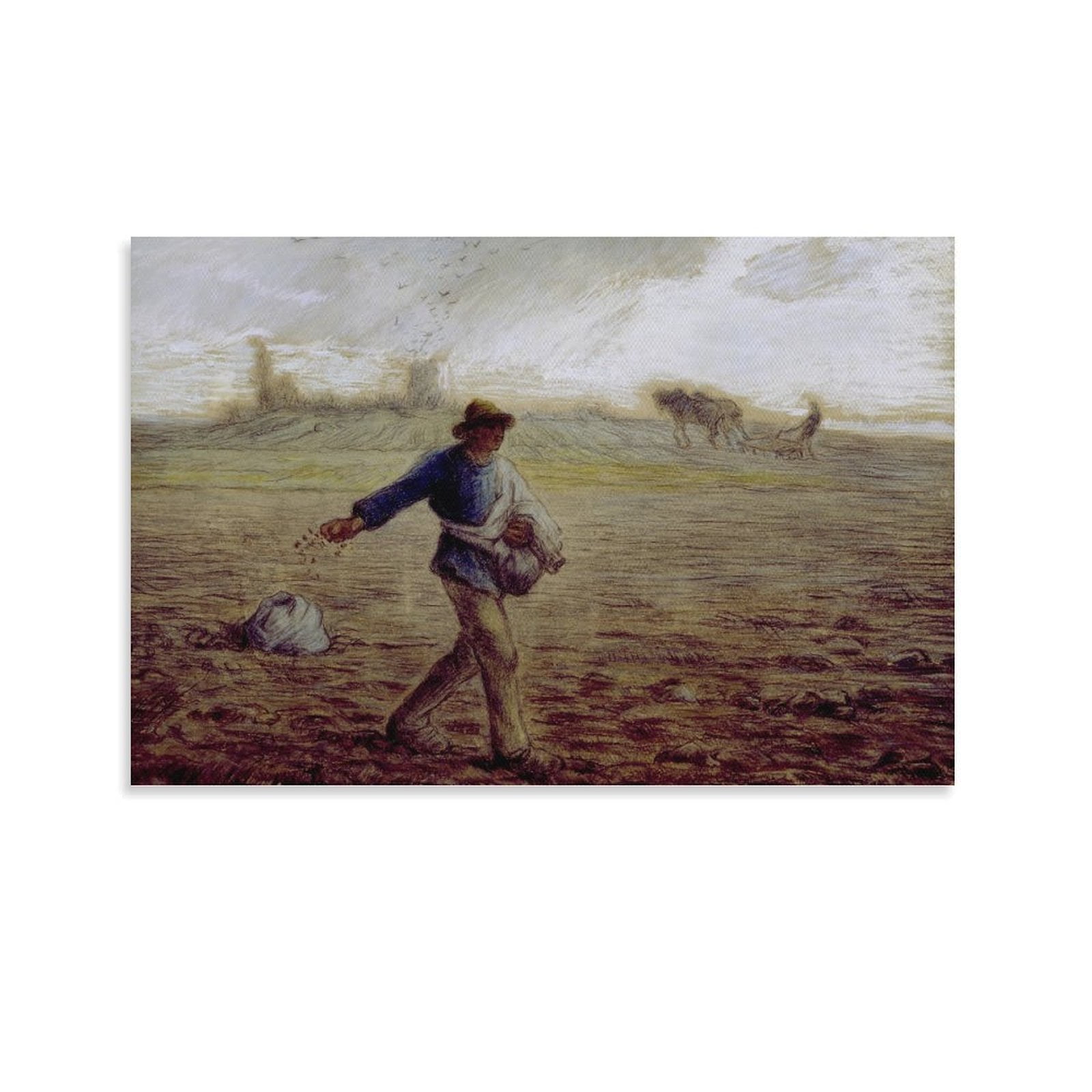 Parable of The Sower Painting By Jean-Francois Millet Prints Poster ...