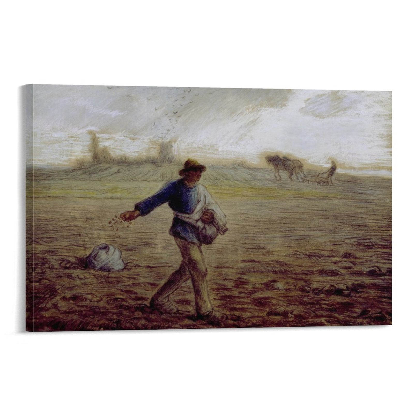 Parable of The Sower Painting By Jean-Francois Millet Prints Poster ...