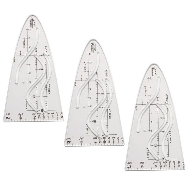 Parabolic Stencil Parabolic Template Parabola Ruler Drawing Parabolic ...