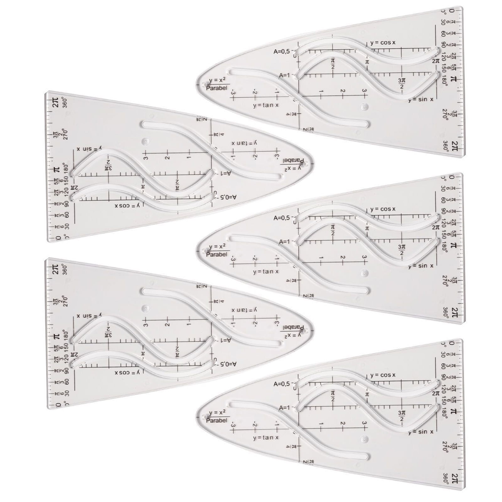 Parabolic Stencil Parabolic Template Parabola Ruler Drawing Parabolic ...