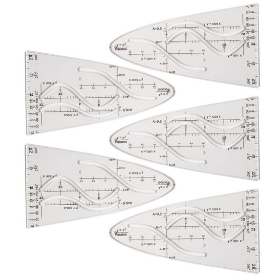 Parabolic Stencil Parabolic Template Parabola Ruler Drawing Parabolic ...