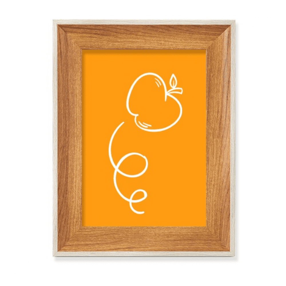Parabolic Trajectory Motion Fruit Desktop Wooden Photo Frame Display ...