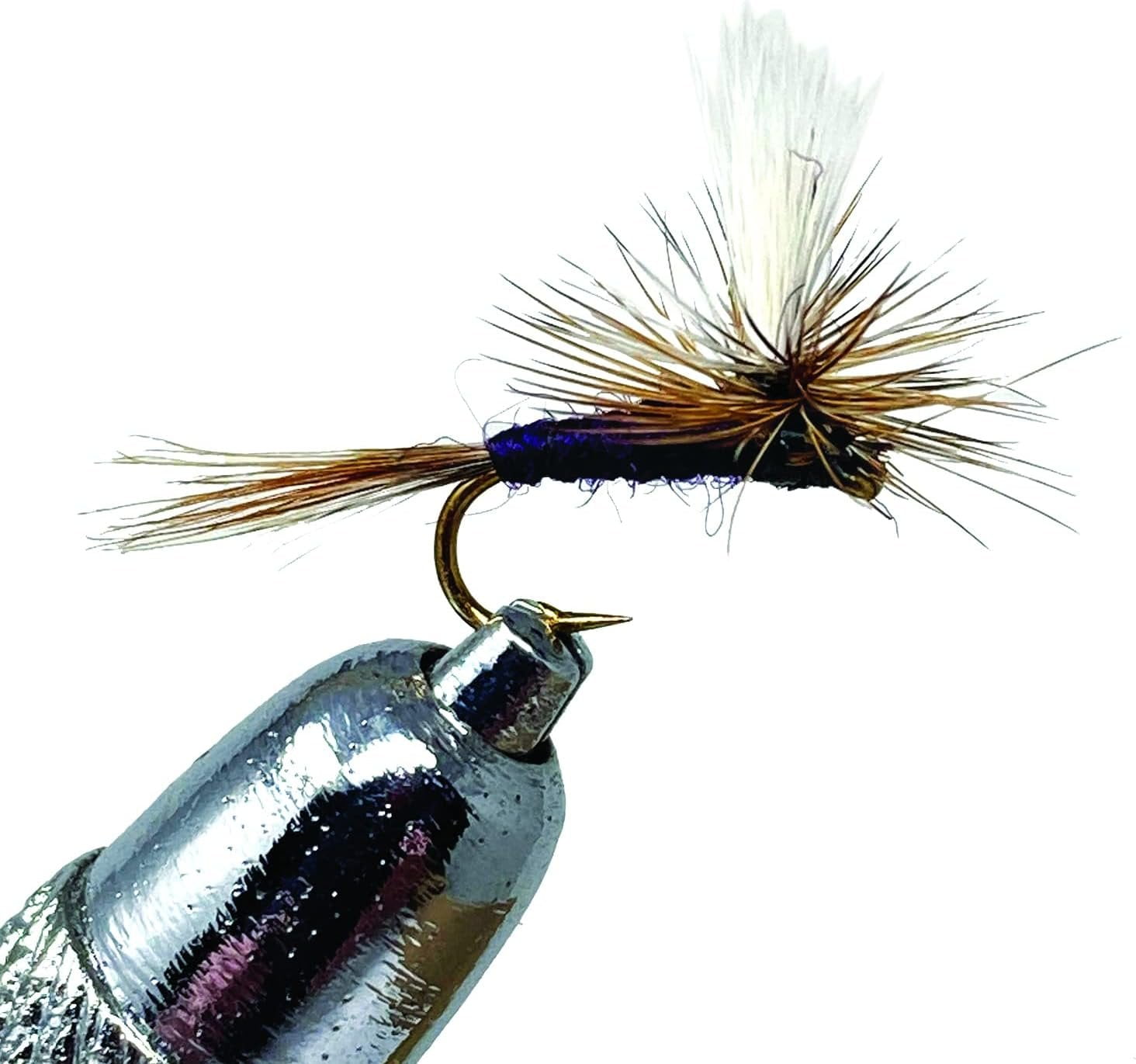 Parachute Adams Purple, Purple Haze Fly Fishing Flies for Trout. 1 ...