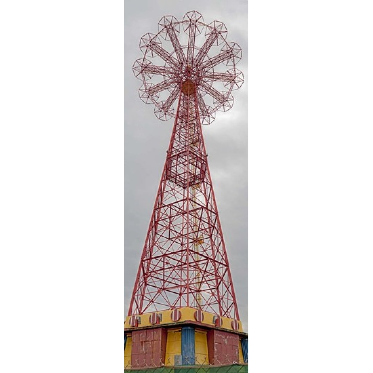 Parachute Jump Tower along Riegelmann Boardwalk Long Island Coney ...