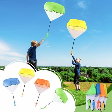 Adventure Play Game Equipment - 10Pcs Colorful Hand Throwing Parachutes ...