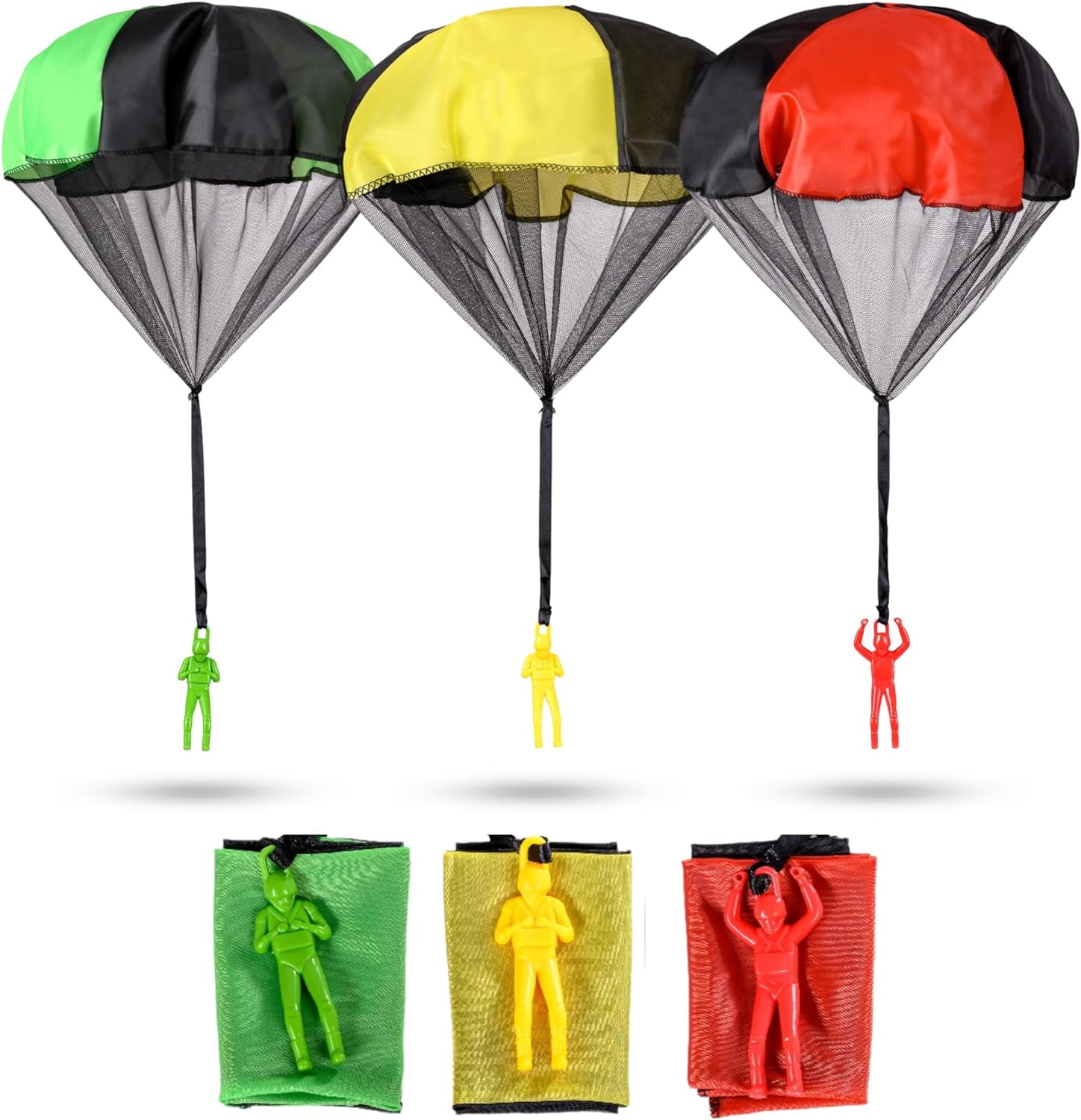 Parachute Toys for Kids - Tangle Free Outdoor Flying Parachute Men ...