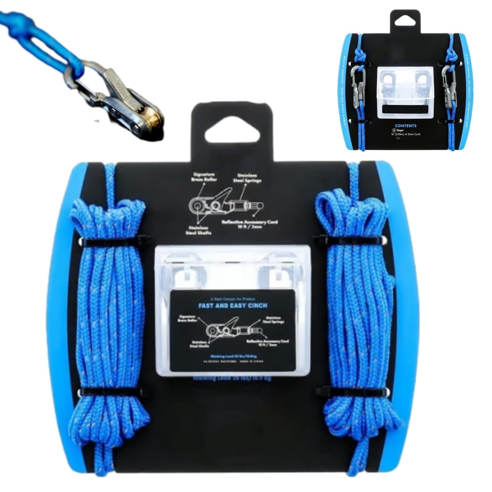 Paracord Adjusters Rope Tensioner Roller Cam Buckle Rope Roller Tie ...