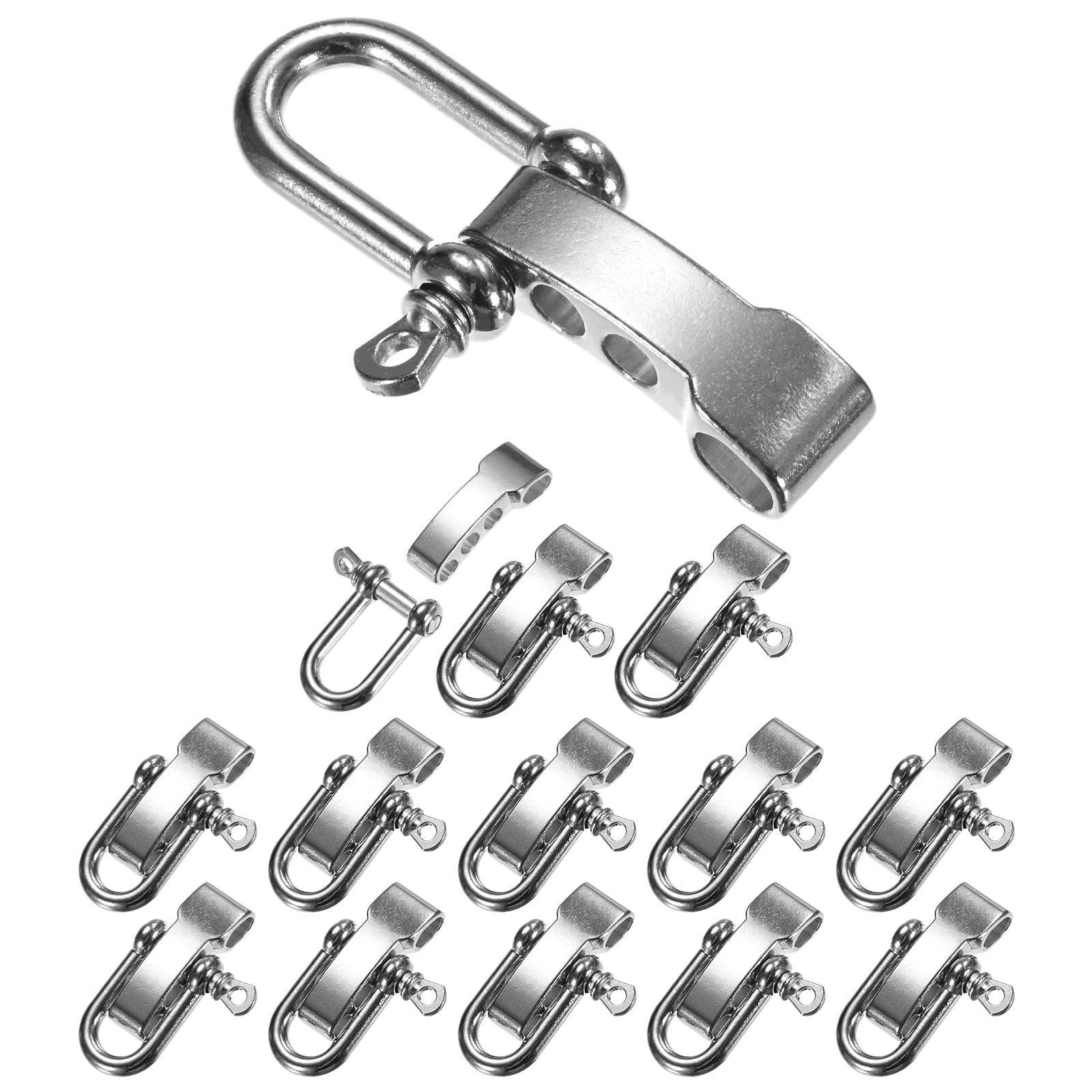 Paracord Bracelet Shackle Buckle [14PCS] - Adjustable Metal U Bow ...