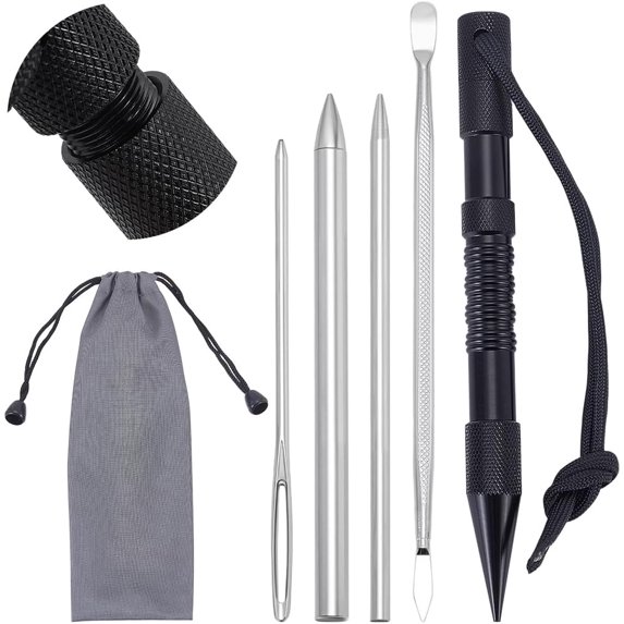 Paracord Knotters Tool with 1Pcs Paracord FID Set Metal Marlinspike Set ...