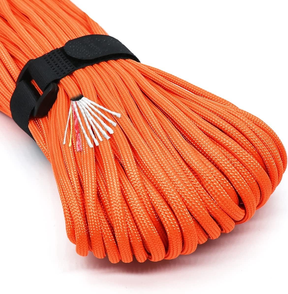Paracord Parachute Fire Cord Ropes Red Tinder Cord PE Fishing Line ...