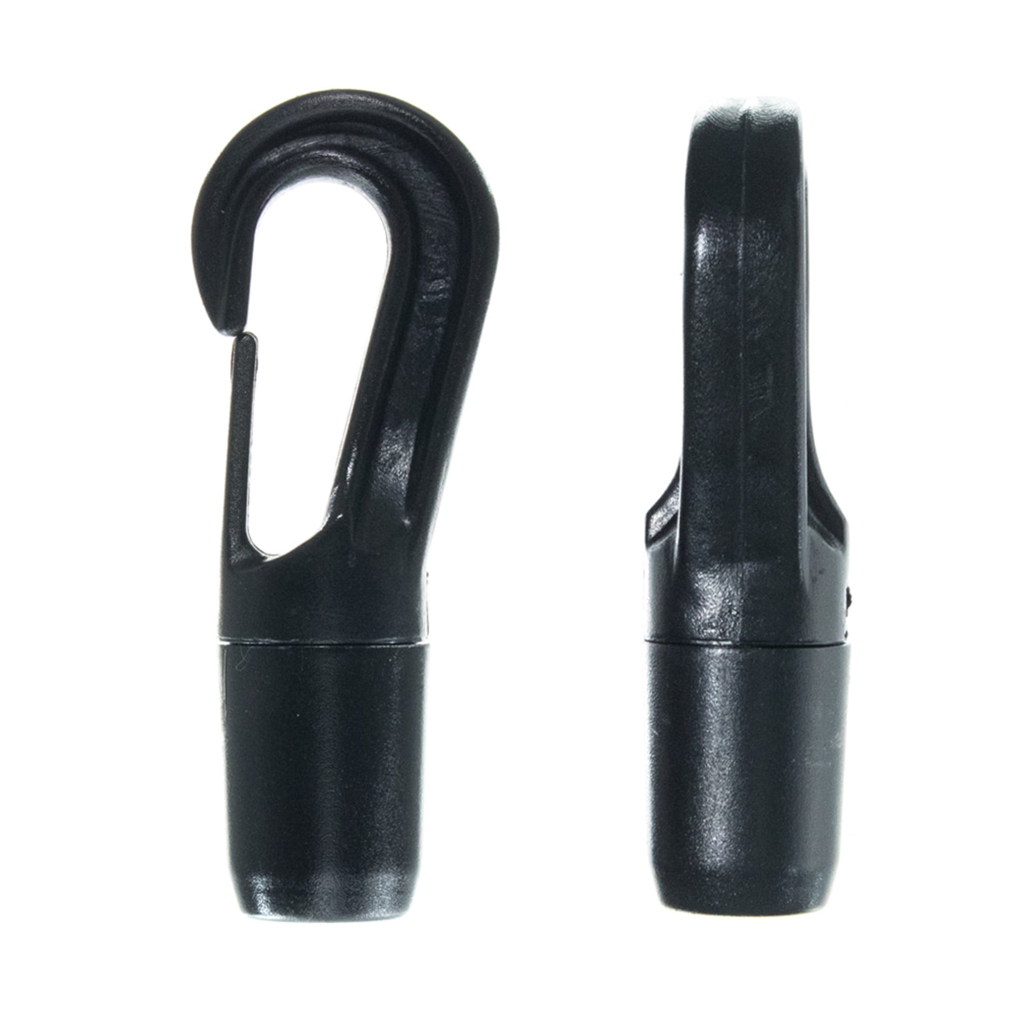 Paracord Planet Black Locking Cord End Hooks - Fits 5/16" Bungee Rope ...