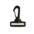 Paracord Planet Black Plastic 1 1/2 Inch Swivel Snap Hooks for Bags and Straps and Clips with ...