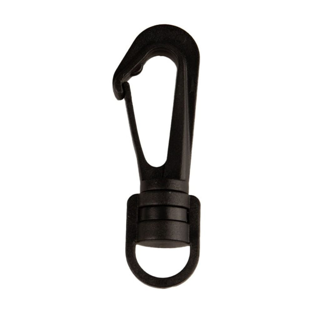 Paracord Planet Black Plastic 1/2 Inch Swivel Snap Hooks for Bags and Straps and Clips with 360 ...
