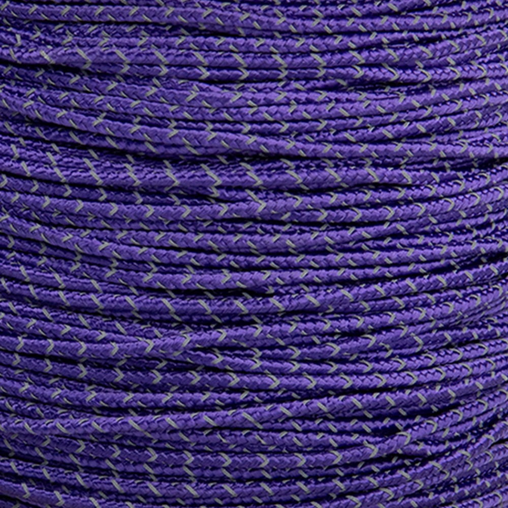 Paracord Planet Camp Cord - (Guyline) -Acid Purple with Reflective ...