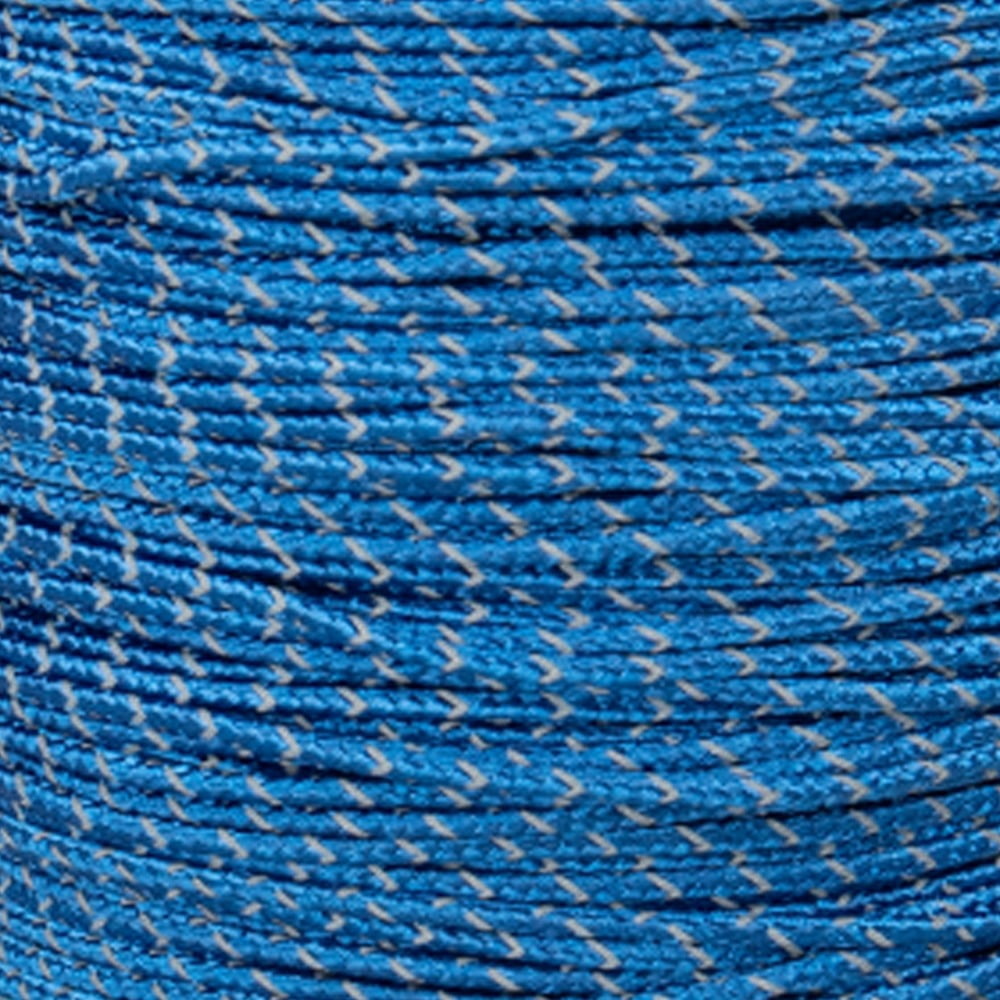 Paracord Planet Camp Cord - (Guyline) -Purssian Blue with reflective ...