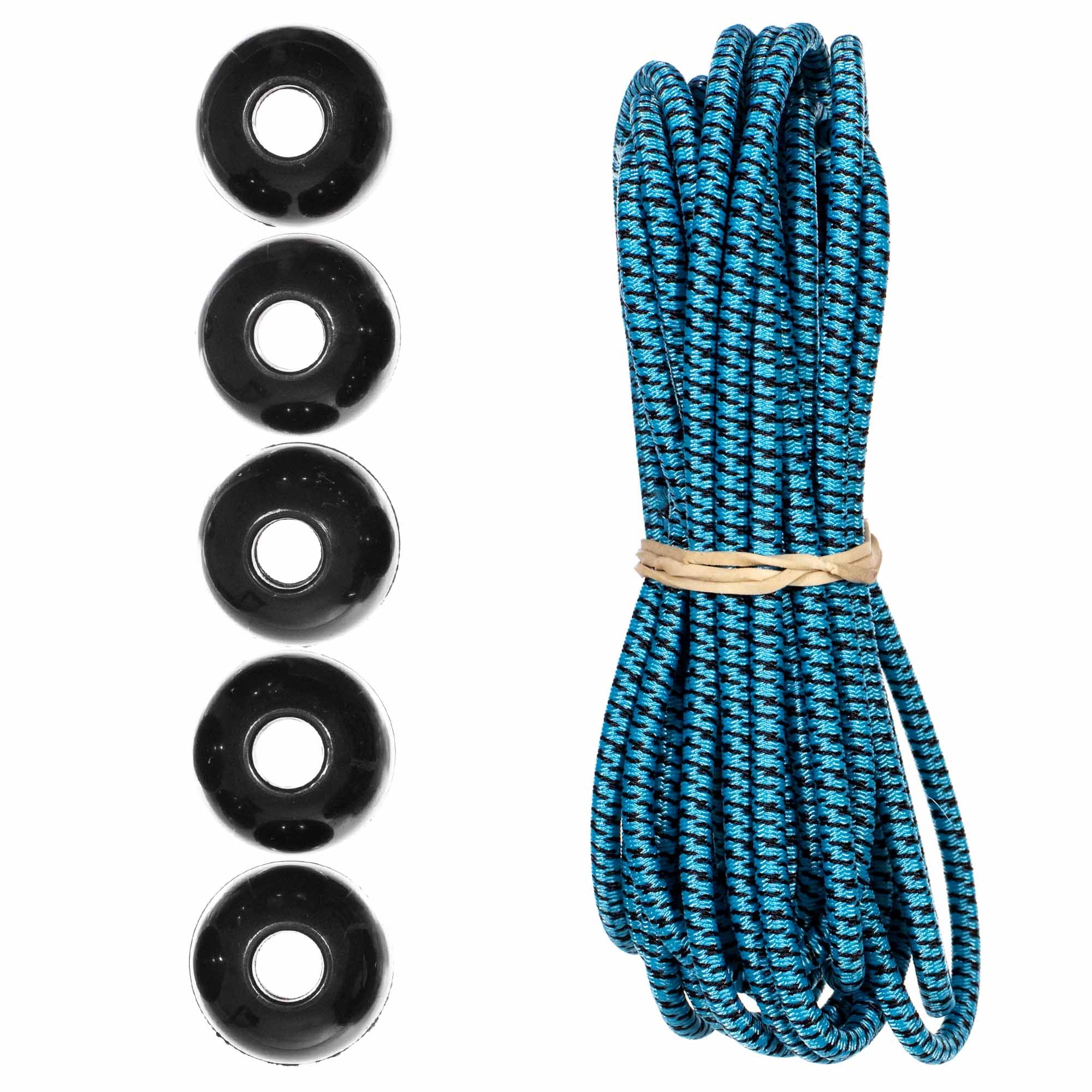 Paracord Planet Colored Bungee Cord and Ball Bungee Kits - 10 Feet of 1 ...