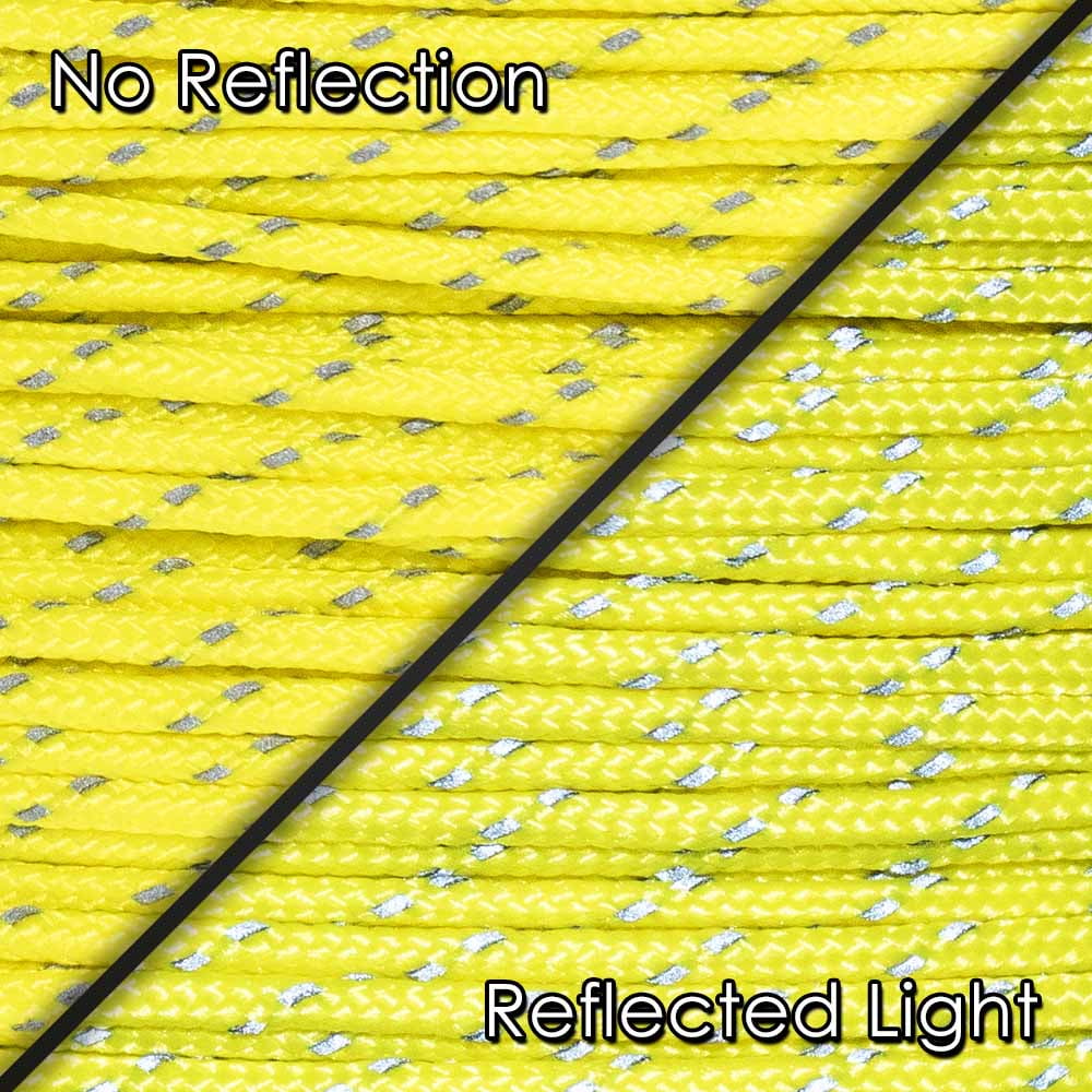 Paracord Planet Fluorescent Reflective 95lb 1.8mm Paracord – Many ...