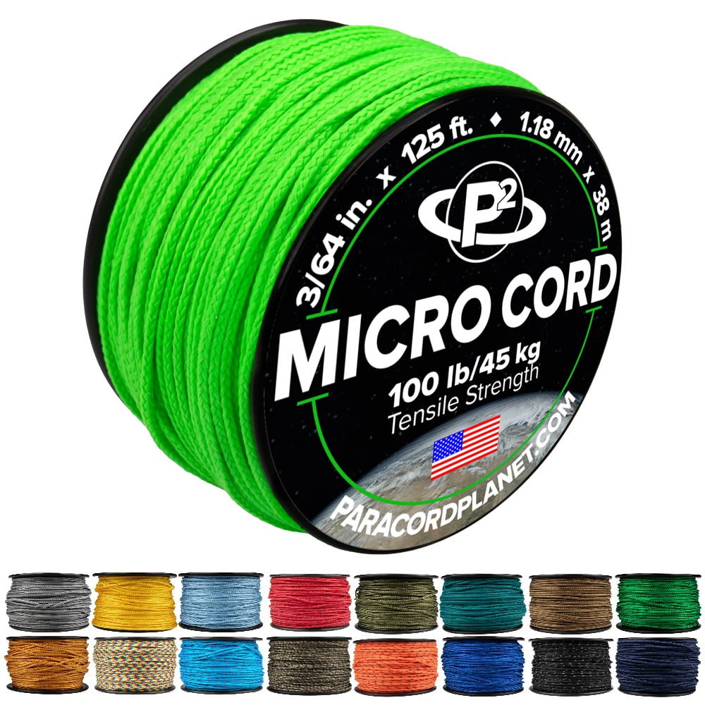 Paracord Planet Micro Paracord – Thin Braided Cord for Crafting ...