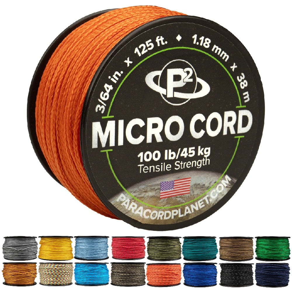 Paracord Planet Micro Paracord – Thin Braided Cord for Crafting ...