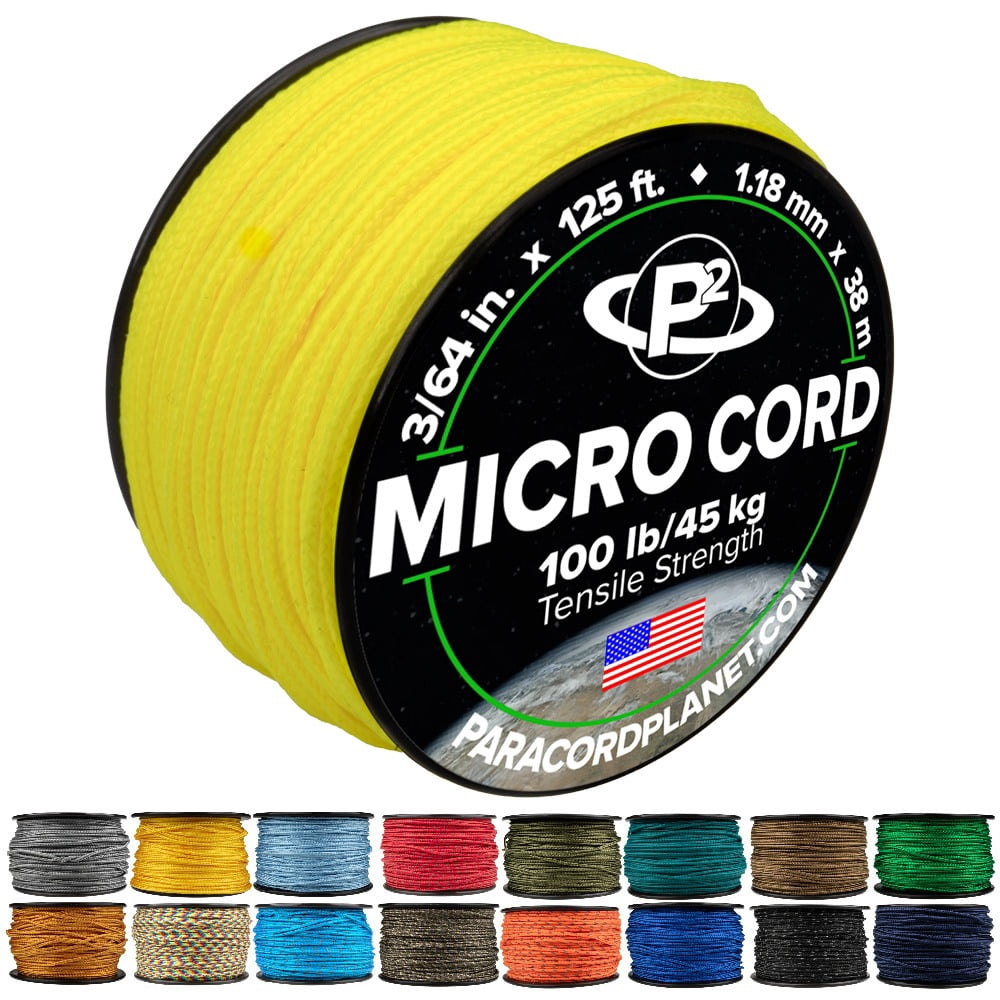 Paracord Planet Micro Paracord – Thin Braided Cord for Crafting ...