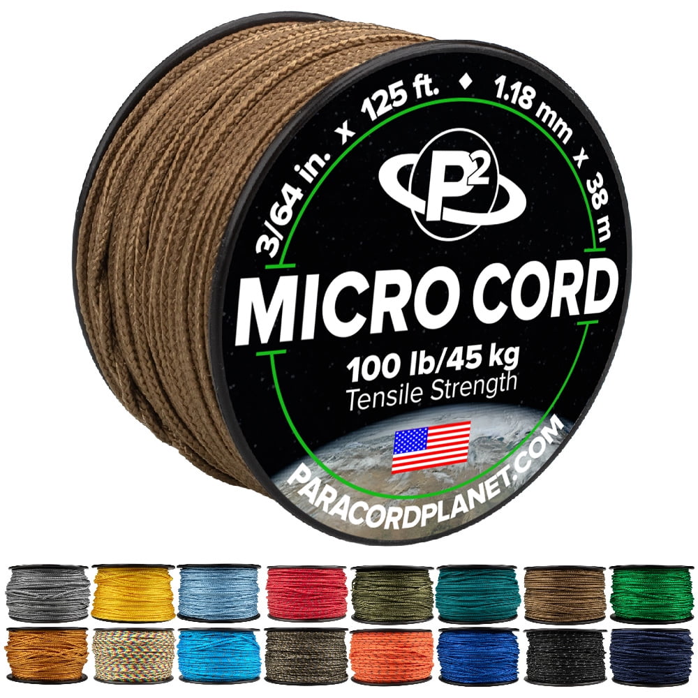 Paracord Planet Micro Paracord – Thin Braided Cord for Crafting ...