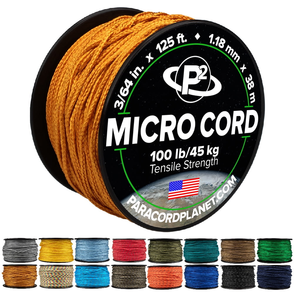 Paracord Planet Micro Paracord – Thin Braided Cord for Crafting ...