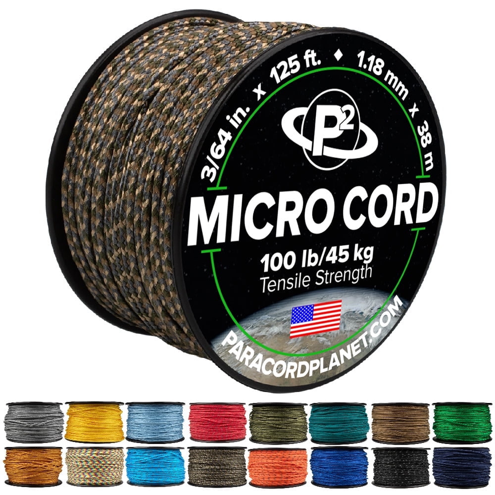 Paracord Planet Micro Paracord – Thin Braided Cord for Crafting ...