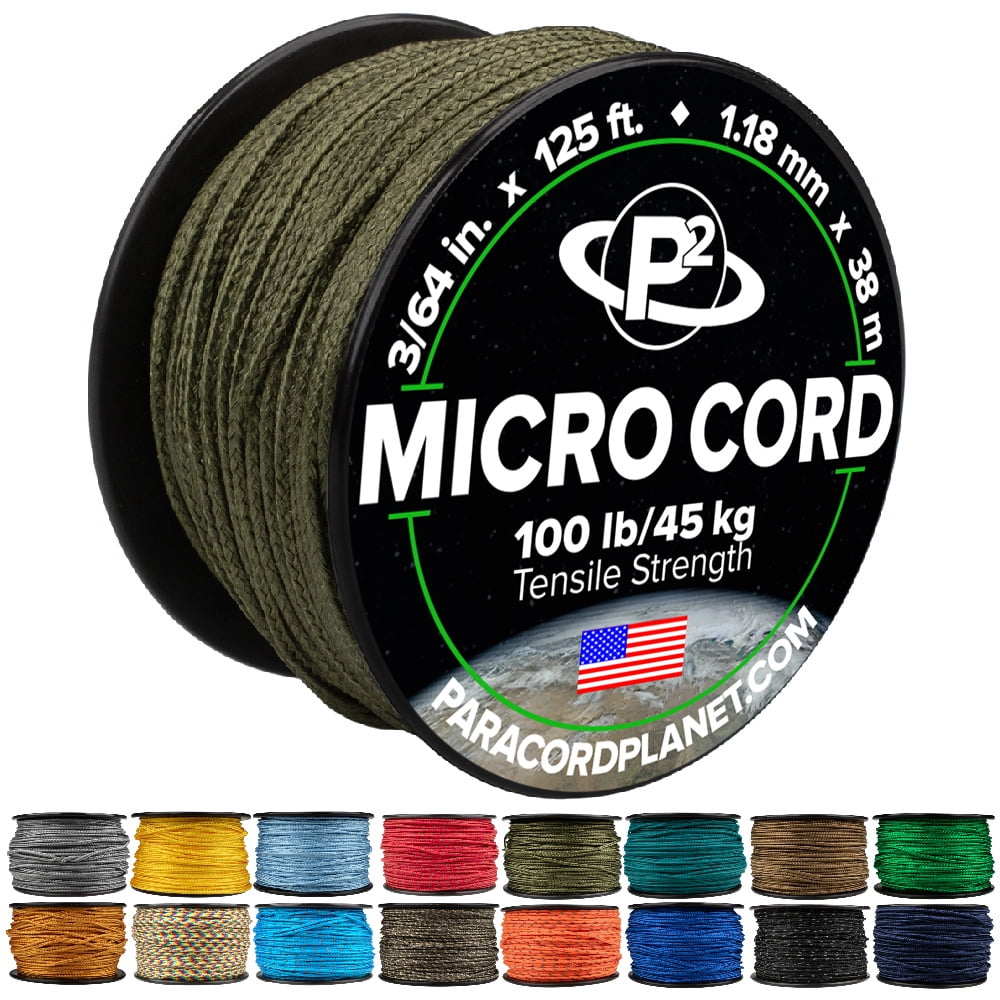 Paracord Planet Micro Paracord â Thin Braided Cord for Crafting ...