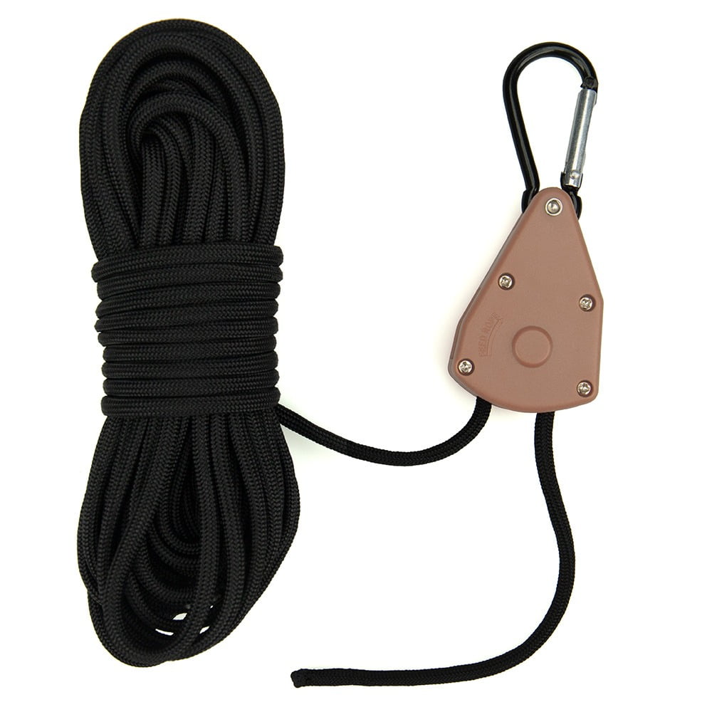 Paracord Planet Ratcheting Pulley Bundle –Carabiner, & Paracord ...