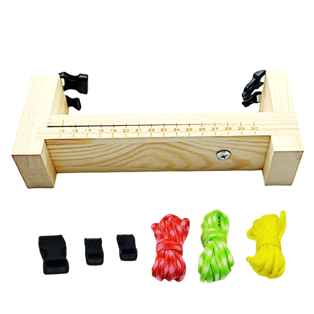 Paracord Weaving Tool Wood Paracord Jig Bracelet Wristband Maker ...