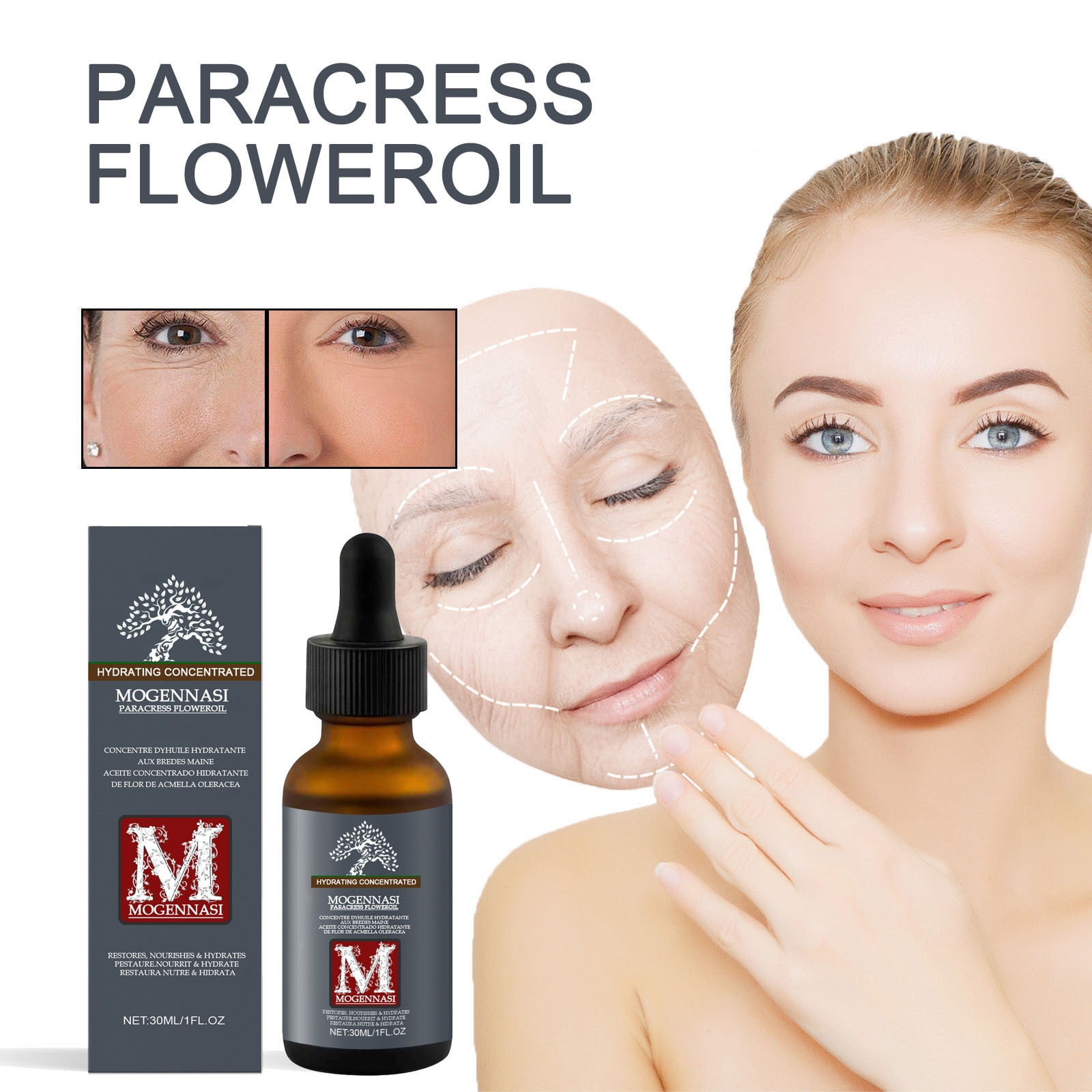 Paracress Facial Oil, 1 FL OZ Paracress Oil , Paracress Serum ...