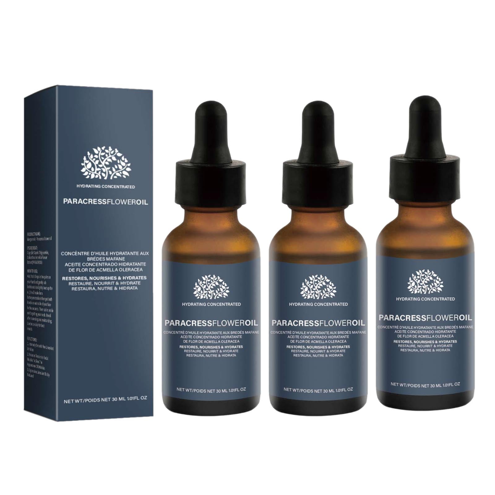 Paracress Facial Oil, Paracress Facial Oil 30ML/1oz, Natural Paracress ...