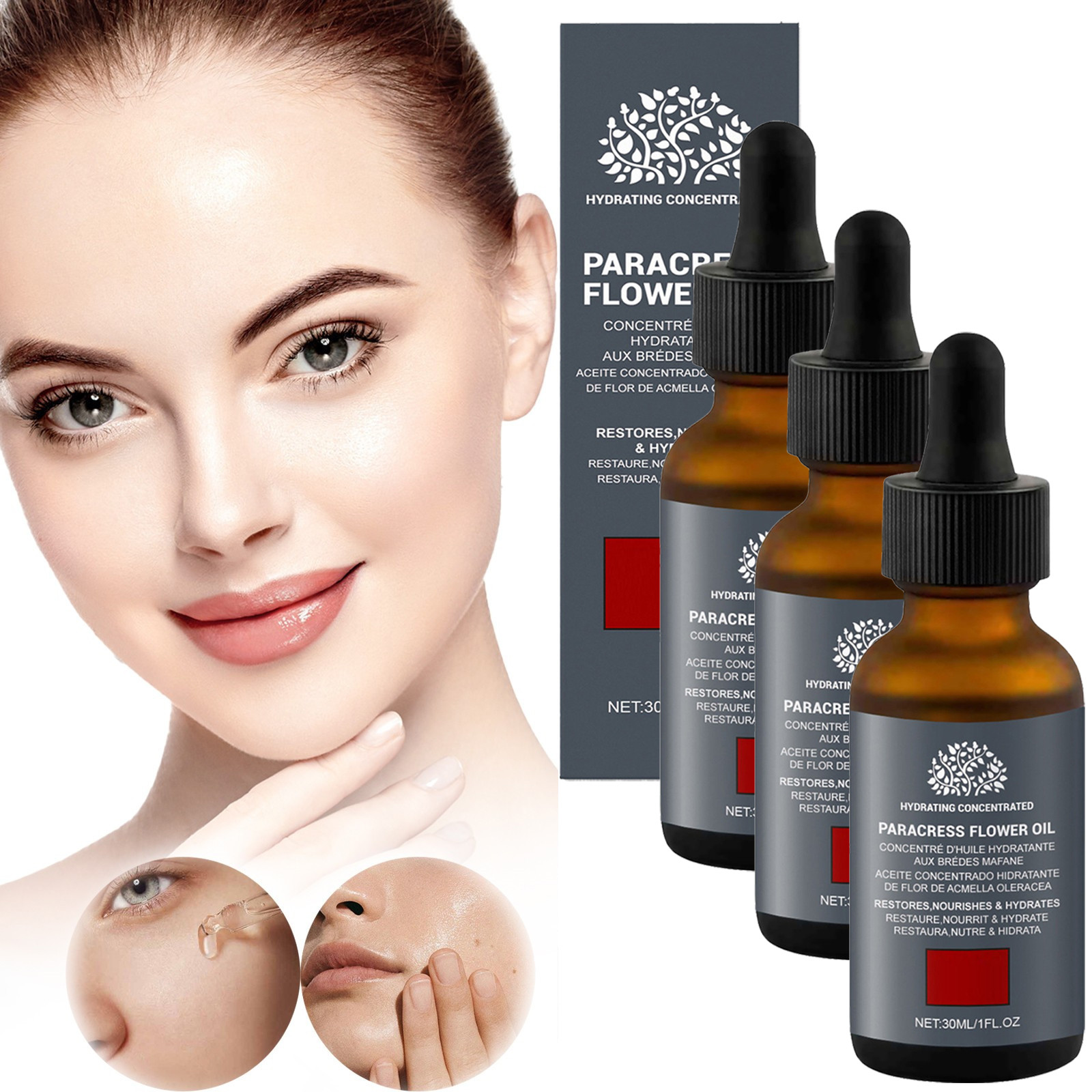 Paracress Facial Oil, Paracress Oil, Paracress Facial Serum Organic ...