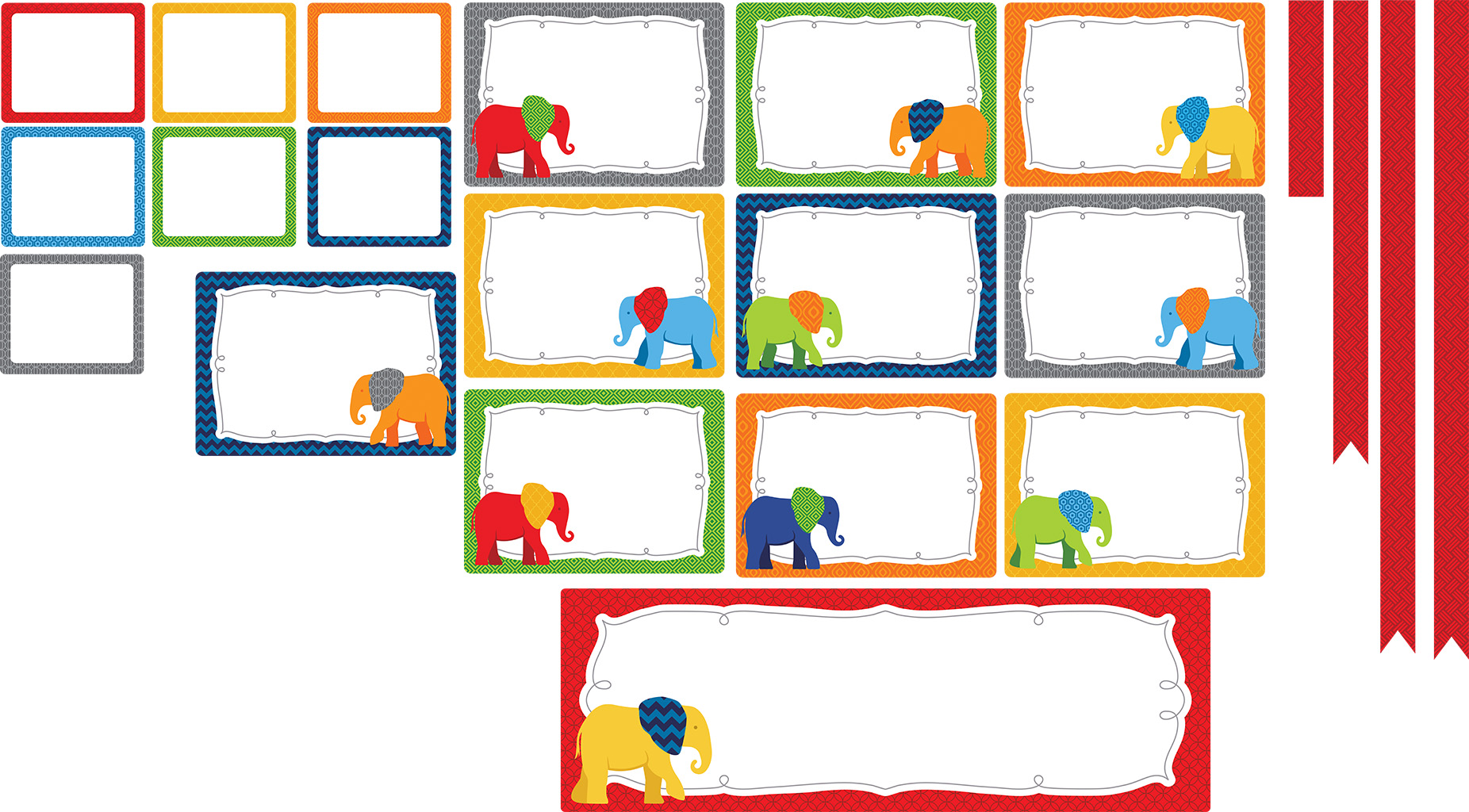 Parade of Elephants Classroom Management Bulletin Board Set (Wallchart ...