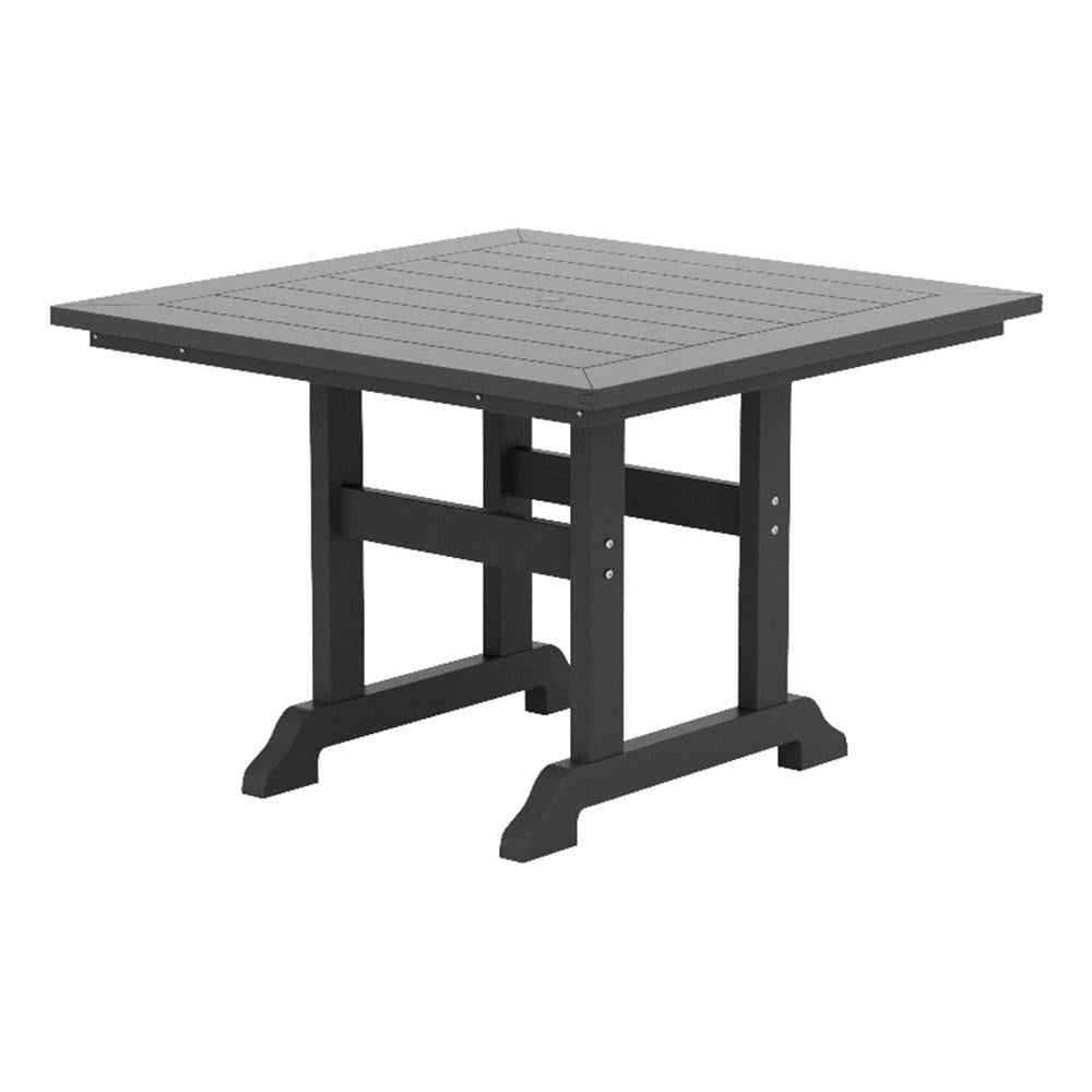 Paradise 43" Square HDPE Plastic Dining Table - Walmart.com