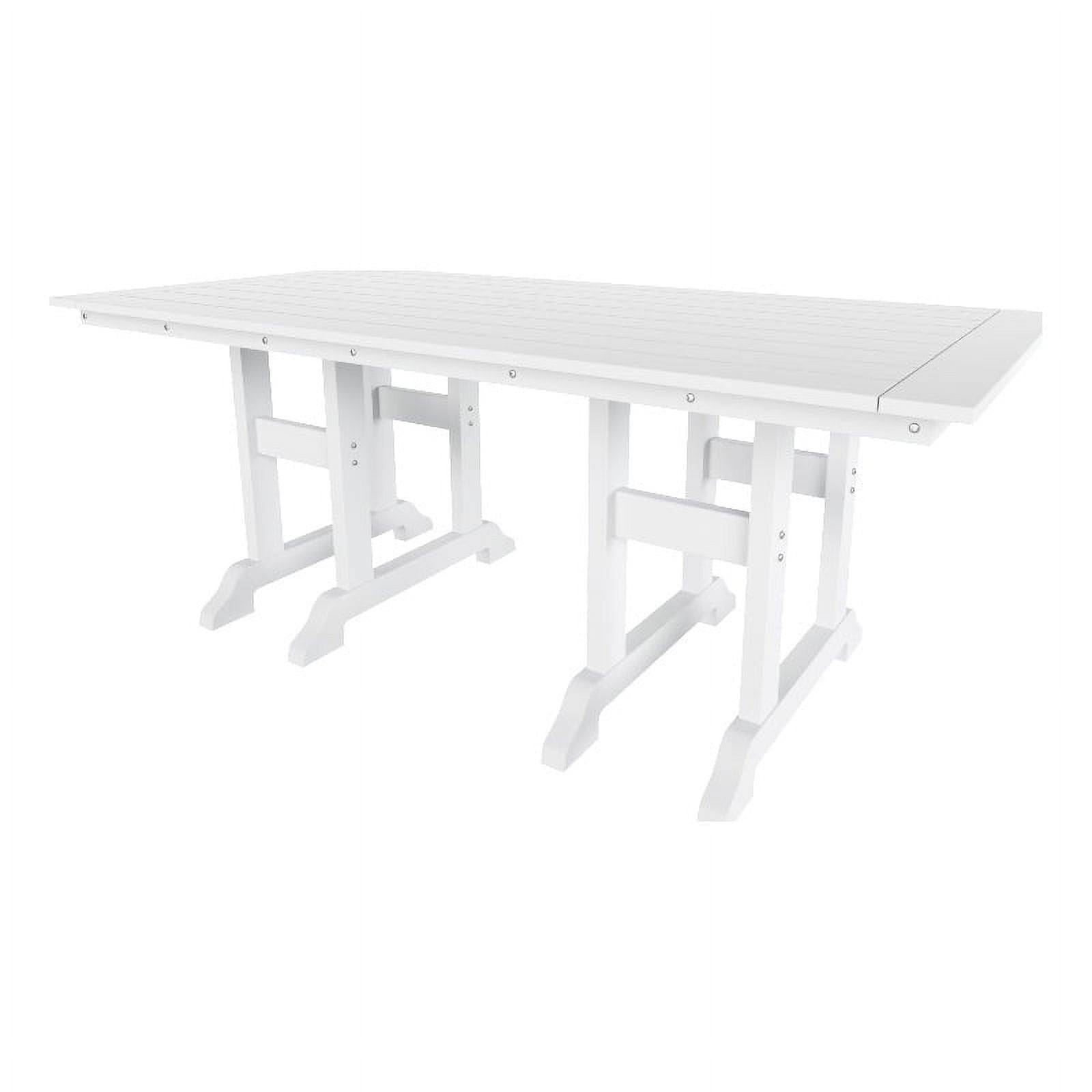 Paradise 71" HDPE Plastic Rectangle Dining Table - Walmart.com