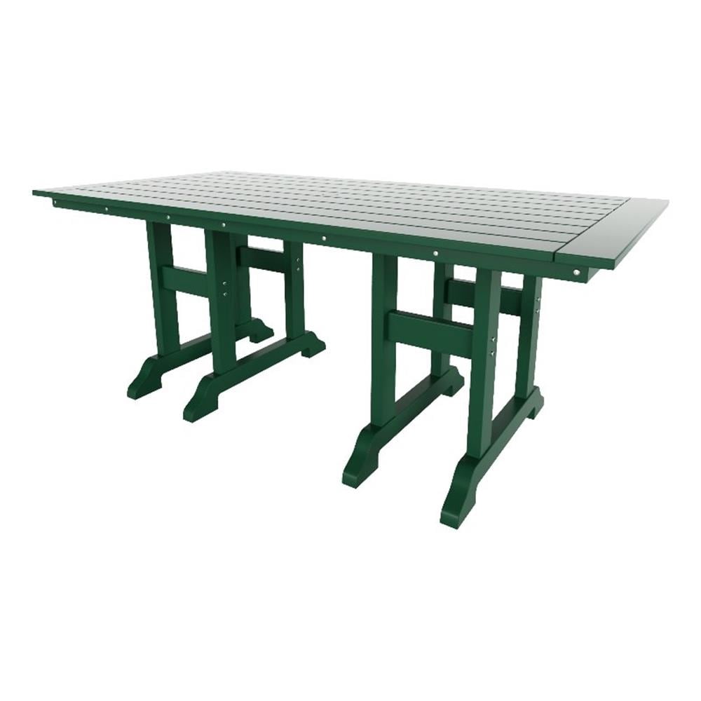 Paradise 71" HDPE Plastic Rectangle Dining Table - Walmart.com