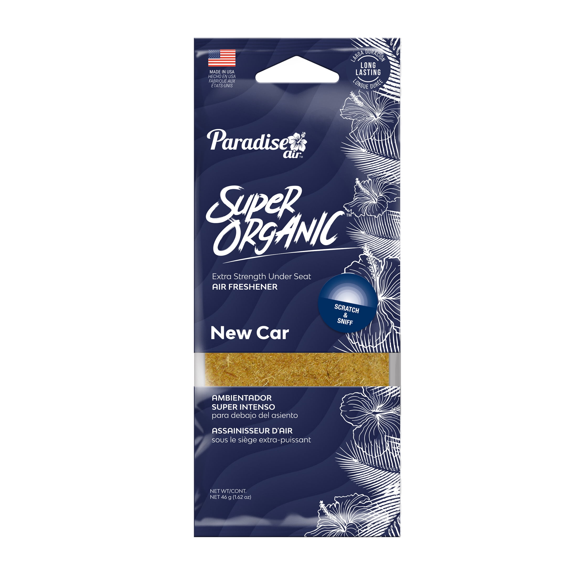 Paradise Air Super Organic Extra Strength Air Freshener, Under the Seat ...