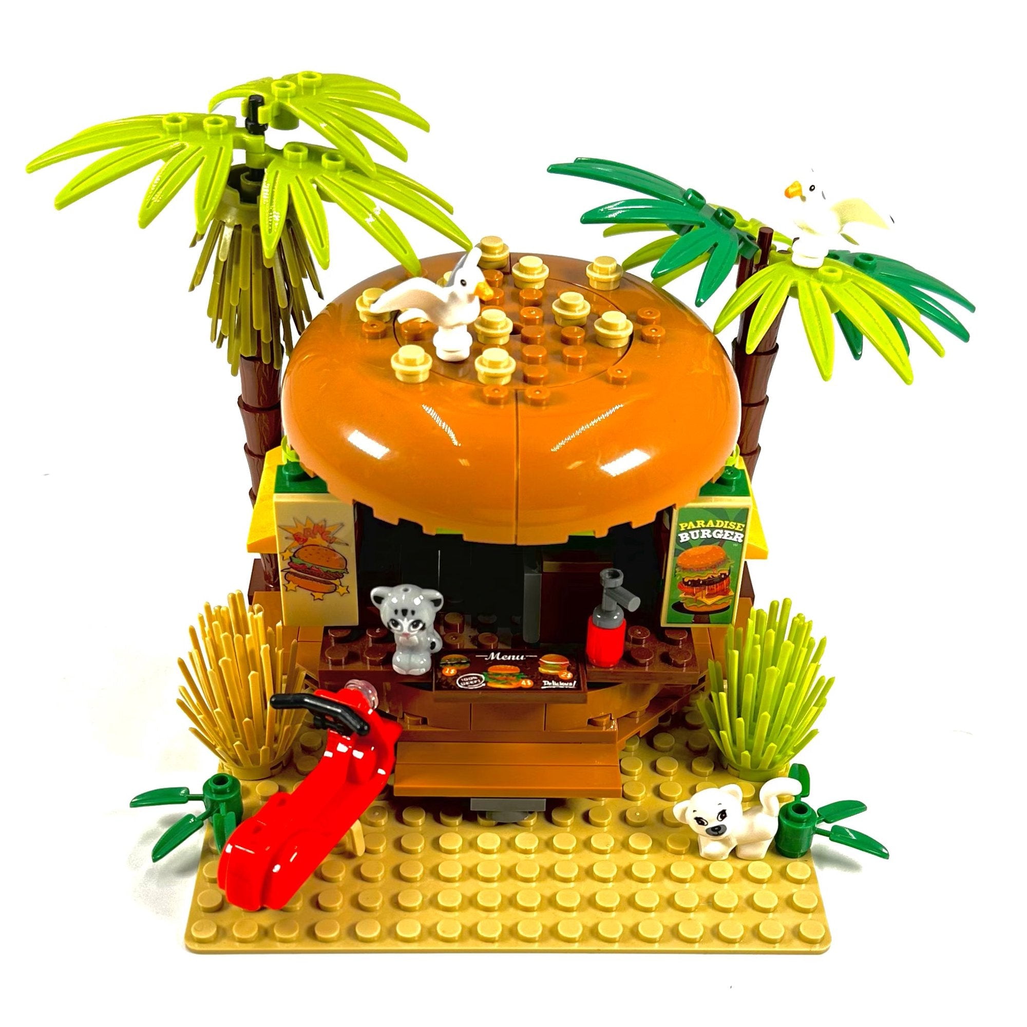 Paradise Burger Modular City Building Blocks Toy Bricks, Complete Set ...