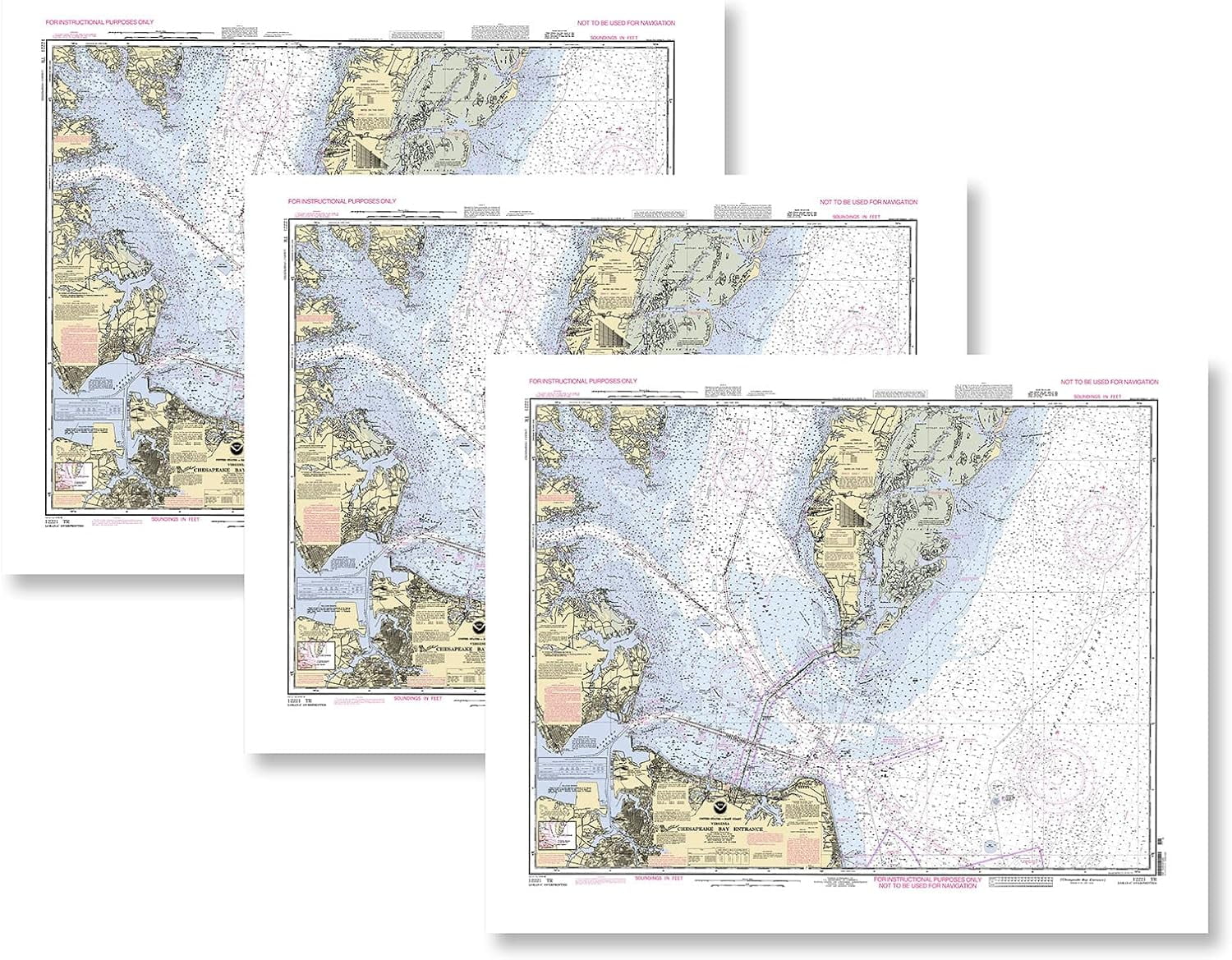 Paradise Cay Publications, Inc. NOAA Training Chart 12221 Chesapeake ...